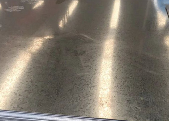 Passivated / Chromated Galvanised Sheet Steel , SGCC Galvanized Steel Plate