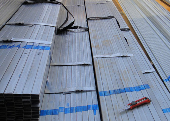 BS1387 Hot Dip Galvanised Steel Tube , ASTM A53 Square Steel Galvanized Pipe