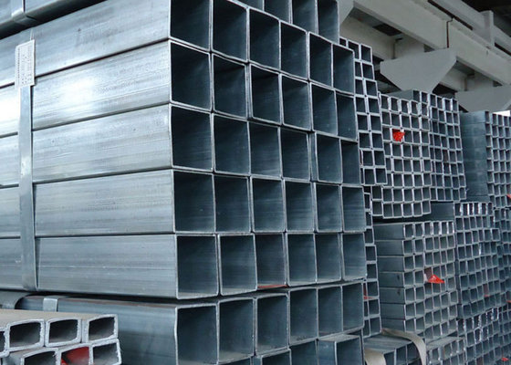 BS1387 Hot Dip Galvanised Steel Tube , ASTM A53 Square Steel Galvanized Pipe