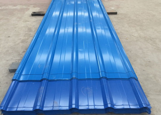 PPGL Color Coated Steel Roofing Sheet AZ30g / M2 - 150g / M2 Length 3M