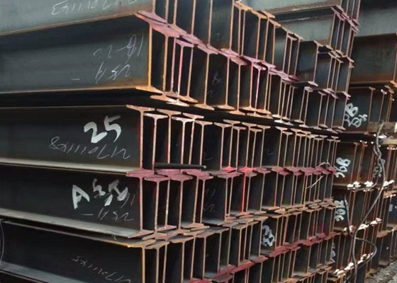 Hot Rolled I Beam Steel Length 11.8m 100 * 68 * 4.5mm - 630 * 180 * 17mm Size