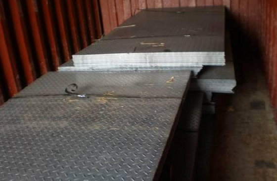 Grade SS400 Checkered Hot Rolled Coil Steel plate Thk 1.4mm - 12mm GB standard
