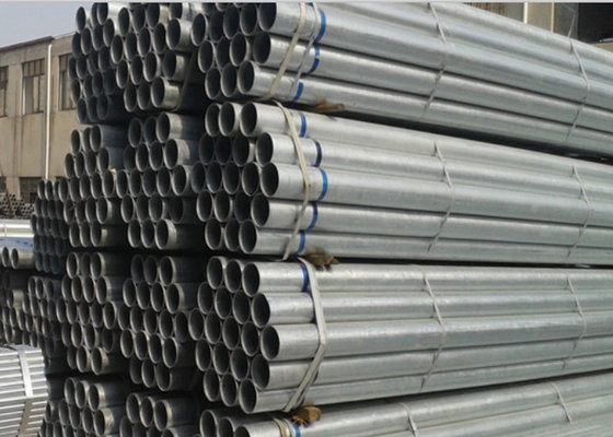 Galvanised Steel Scaffold Tube , 48.3mm Round Galvanized Scaffolding Pipe