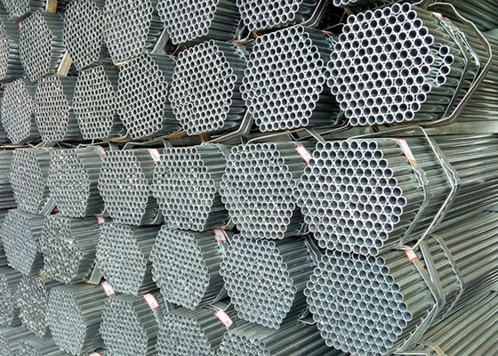 ISO9001 Galvanized Steel Pipe For Gas Pipe Outside Diameter 1/2"  1 1/4"