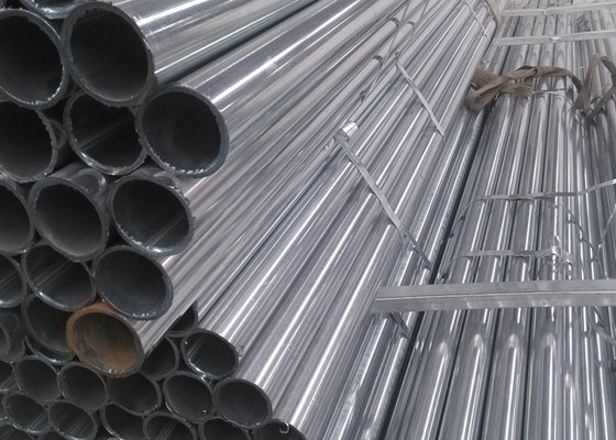 DN 20 Round Galvanized Metal Pipe , Erw 20 - 113mm Thick Galvanised Steel Pipe