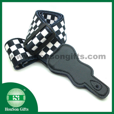 HSGS004 Whoesale Sublimated Guitar shoudler belts  customized designs guitar neck belts