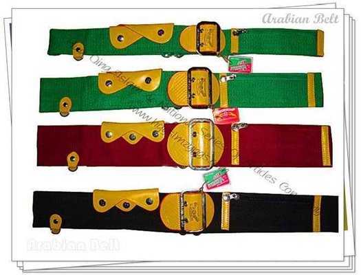 Arabian belt  /  Saudi belt  /  Yemen belt  /  2 inch ，2.5 inch ，3 inch ，Muslim belt / Size:42inch,44inch,46inch, 48inch
