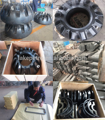 API Rongsheng BOP Parts Ram Block Top Seal and Front Seal