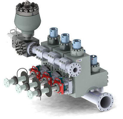 Mud Pump Suction Manifold at Fluid End for Sinle Acting Triplex Mud Pump