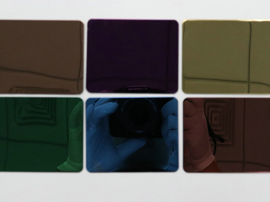 Double PE 312 0.3mm Stainless Steel Colored Sheet