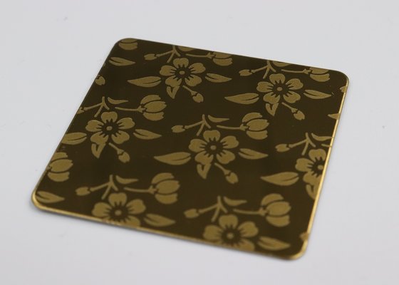 Colored 201 0.3mm Embossed Stainless Steel Sheets
