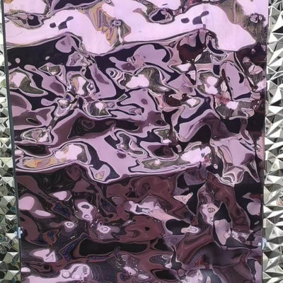 SGS 1.5mm 304L  Decorative Stamping 304 Stainless Steel Corrugated Surface