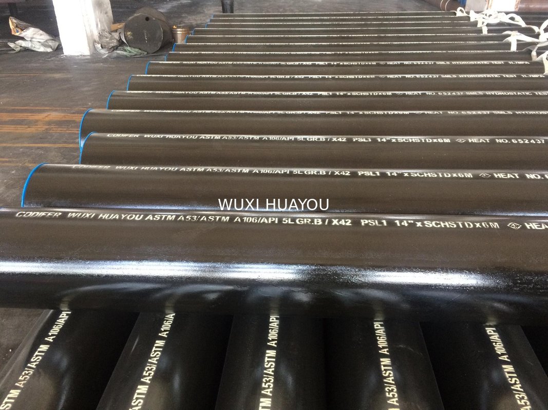 ASTM A106 / ASTM A53 / API 5L GR.B/X42 PSL1 Seamless Steel Pipe