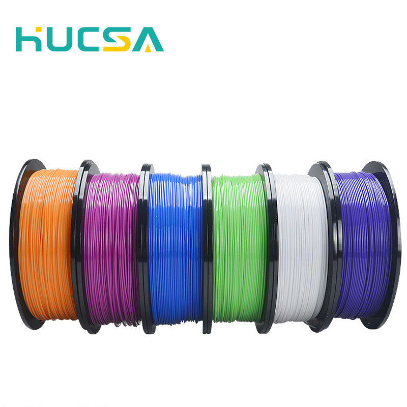 Hucsa China Factory Sale 1kg/5kg flexible 3d printer pla filament 1.75mm/3mm 3d printing