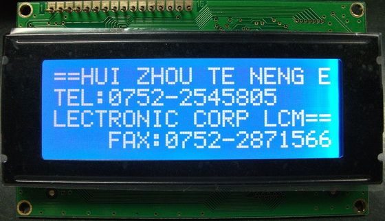 4 x 20 Characters LCD display SSC4A20DLNW-E P-S4A20CT-E1 WHITE LED side backlight