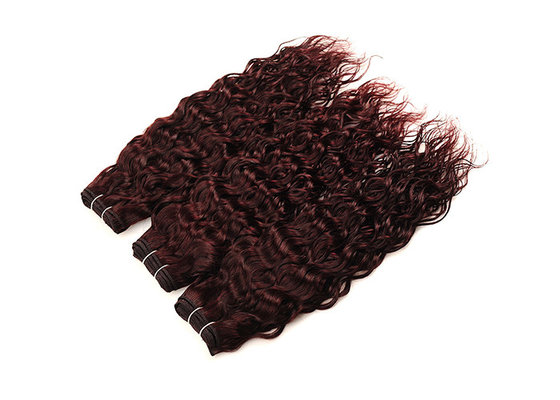 Armadura del pelo de la onda de agua del brasileño de 3 PC el 100% para el olor no malo negro de la mujer