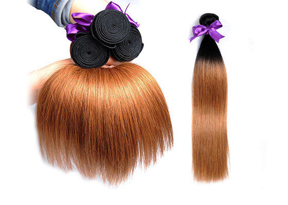 El cabello humano peruano 4 de la trama 100 apretados lía #1B30 para las señoras bonitas