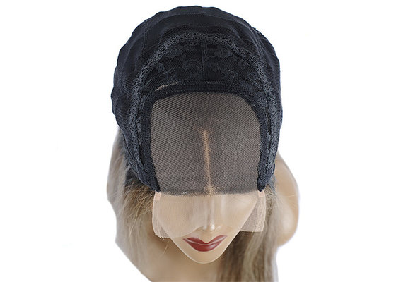 Las pelucas del frente del cordón del color del pelo de las pelucas T1B/Linen del cabello humano recto para las mujeres 4*4 atan