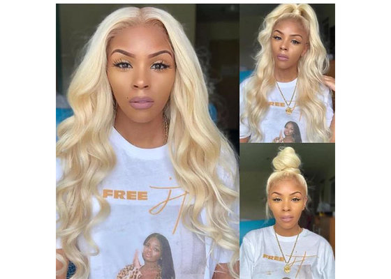 10" - 30" pelo ondulado peruano lía al Blonde de miel 613 paquetes de la sensación cómoda