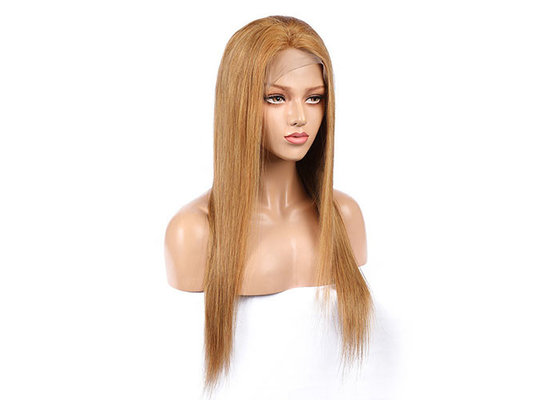 China chinese hair manufacturer supply 27# 13x6 human lace front wigs supplier