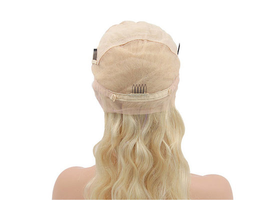 China Natural looking Invisible wigs Body wave full lace human hair 613 wigs supplier