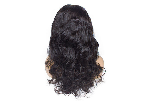 #1B natural black Body wave 13x4 lace front wigs human hair supplier