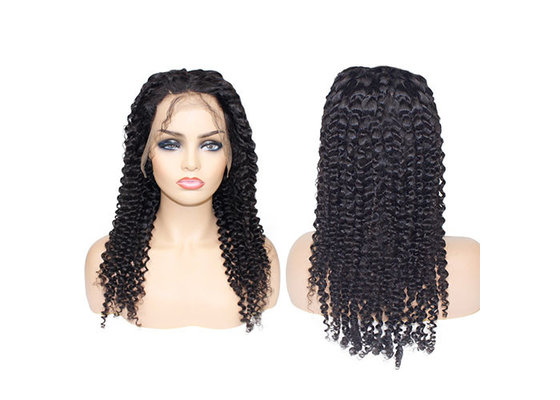 1b natural black 13x4 lace front wigs human hair with baby hair supplier