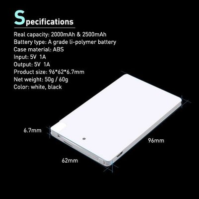 Cable Built-in Power Bank 5000mah easy to take power on the go for iPhone supplier