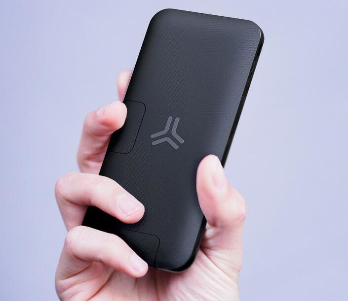 10,000mah Qi Wireless charger Power bank with holder supplier
