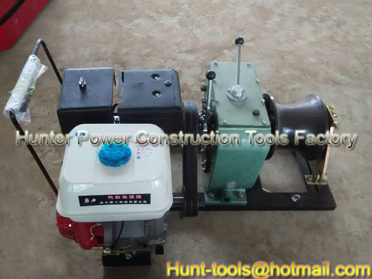 Hot sale Gasoline Overhead Line Winch Cable drum winch