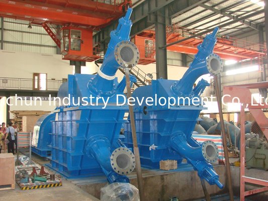 Small Horizontal Pelton Turbine Impulse Hydro Turbine 1500kW 0.89m³/S