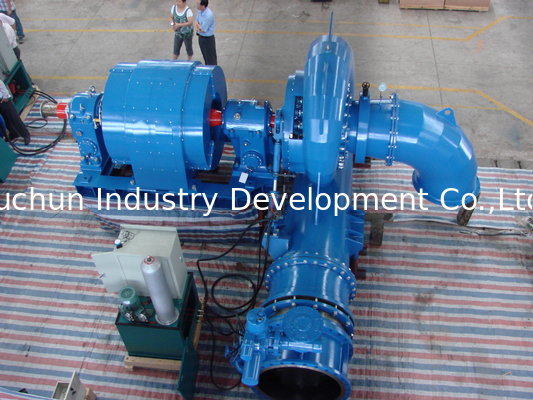 projet de production d'énergie hydraulique d'énergie hydraulique de générateur de turbine de l'eau de turbine de 1MW Francis