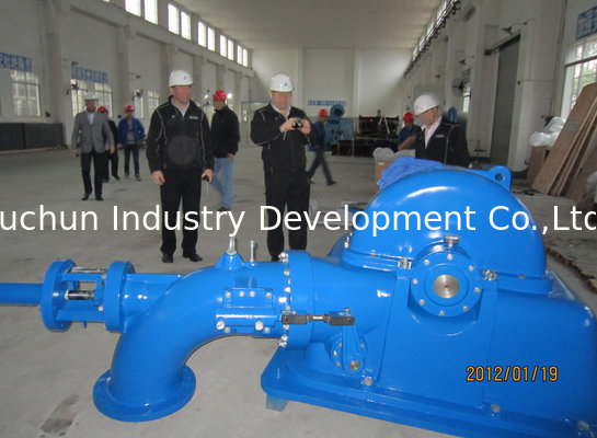 Hydropower Project Turgo Turbine Stainless Steel 750r / Min 0.24 M³/S Discharge