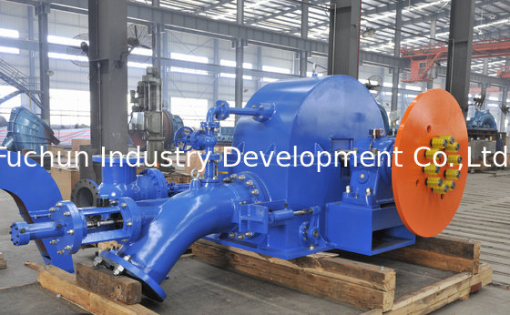 Small Turbine Generator Small Pelton Turbine For Hydro Power Station Switchyard