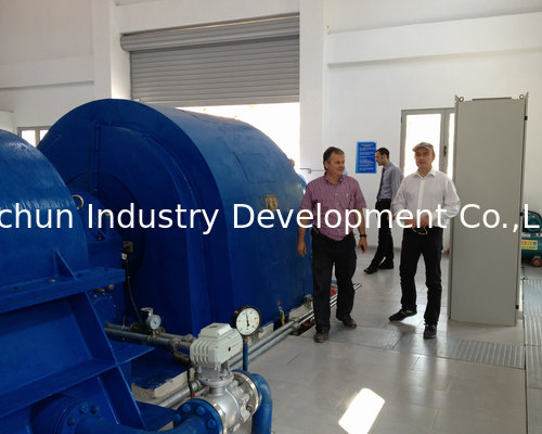 3MW Pelton Hydro Turbine Auxiliary Equipment 461.6m Head 0.685m³/s
