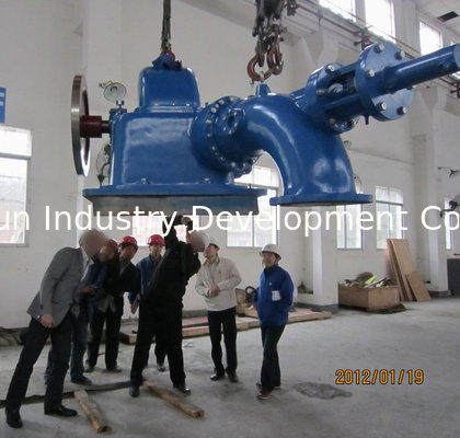 Reliable Turgo Turbine , Turgo Water Turbine Generator For Hydro Power Plant