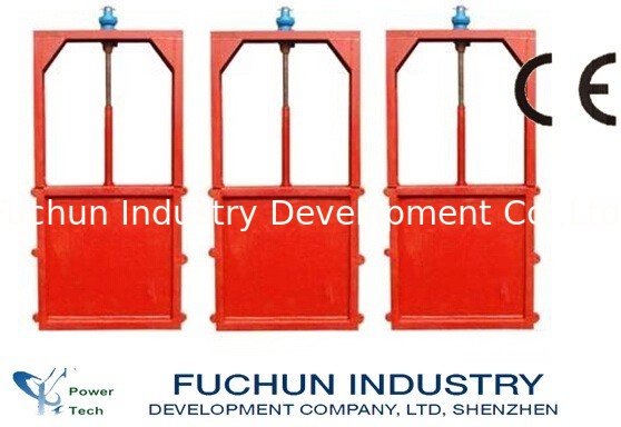 Sewage Micro Sluice Gate Hoist Gate 0.3~1.3m Head Stainless Steel