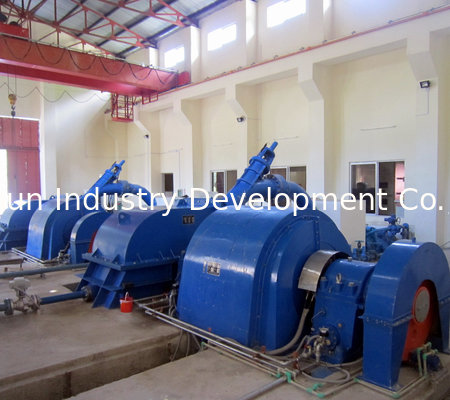 Hydraulic Pelton Hydro Turbine Pelton Water Turbine Multi - Nozzles