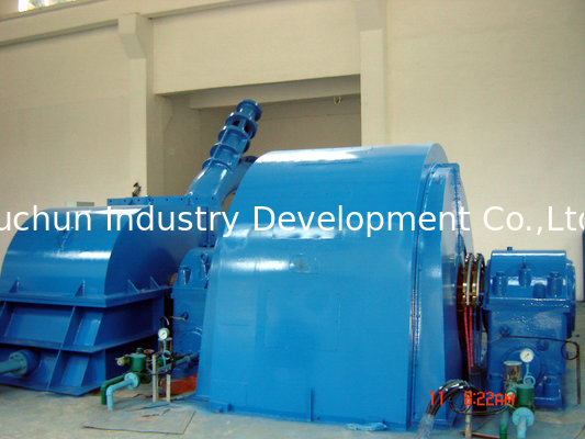 Le double équipe la turbine hydraulique GeneraAtor de Pelton pour le projet de production d'énergie hydraulique