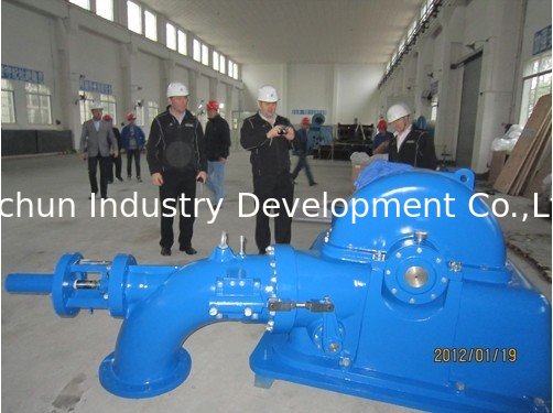 High Efficiency Horizontal Turgo Type Hydro Turbine, Turgo Turbine For Hydro Power Station