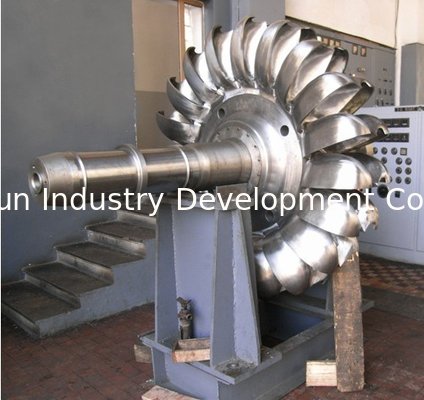 Pelton Impulse Turbine For Hydraulic Power Stations, Vertical Hydro Turbine With Nozzles
