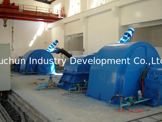 Horizontal / Vertical Francis Hydro Turbine, Hydraulic Power Generator With High Head