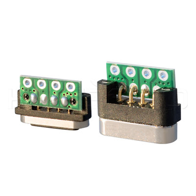 DC Power 4 Pogo Pin Magnetic PCB Charger Connector M417