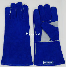 China 14 inch Split Leather Safety Welding Gloves supplier