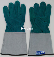 China 14 inch Split Leather Safety Welding Gloves supplier