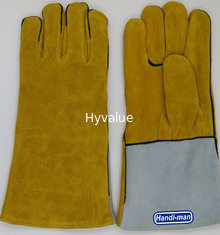 China 16 inch Split Leather Safety Welding Gloves supplier