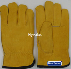 China 10 inch Cow Grain Leather Working Gloves supplier