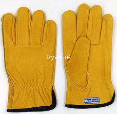 China 10 inch Cow Grain Leather Working Gloves supplier