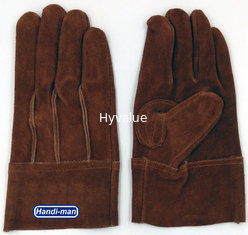 China 10 inch Cow Split Leather Working Gloves supplier