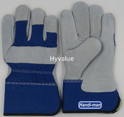 China 10 inch Cow Split Leather with cotton back Working Gloves supplier